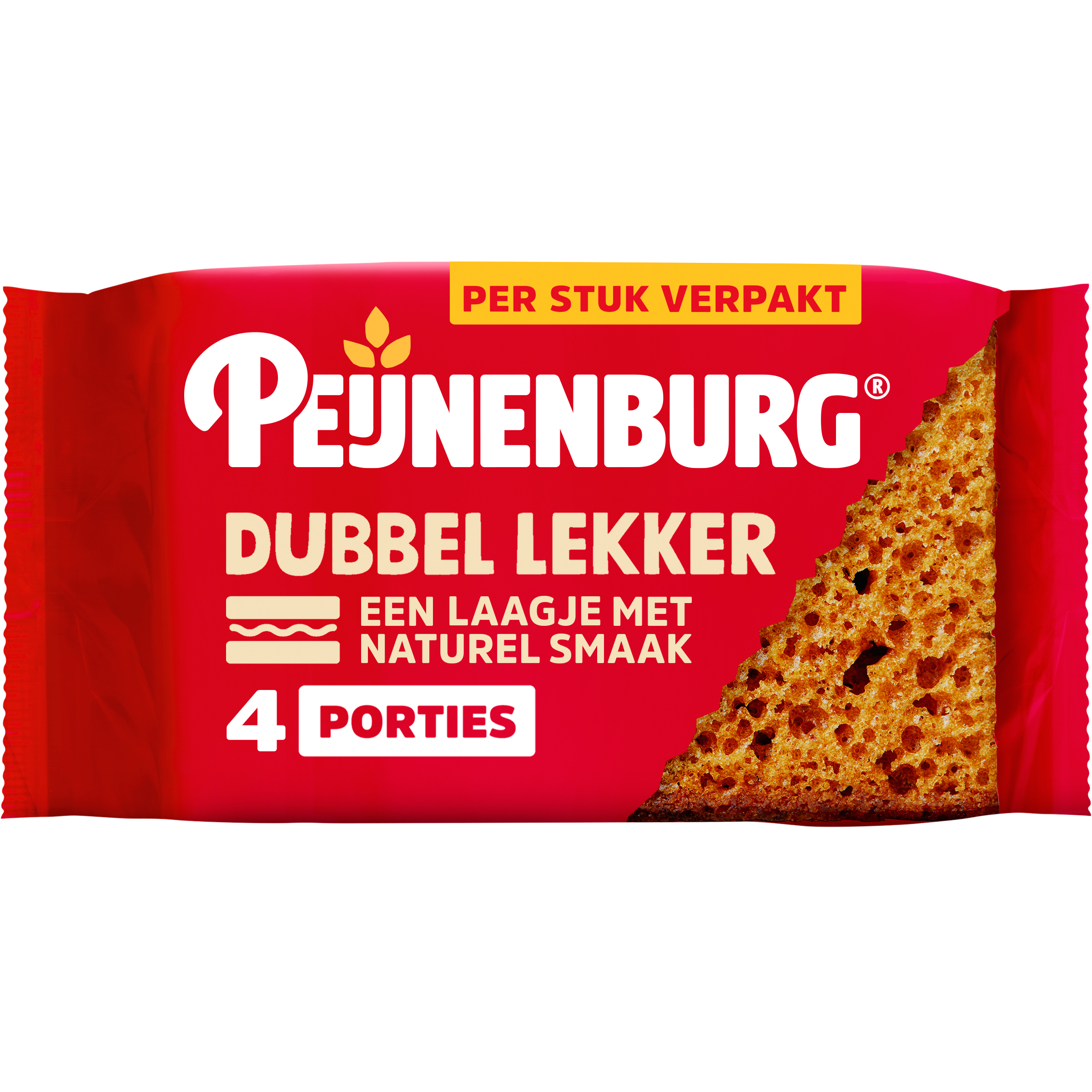 DUBBEL LEKKER 4-PACK PER STUK VERPAKT - Peijnenburg